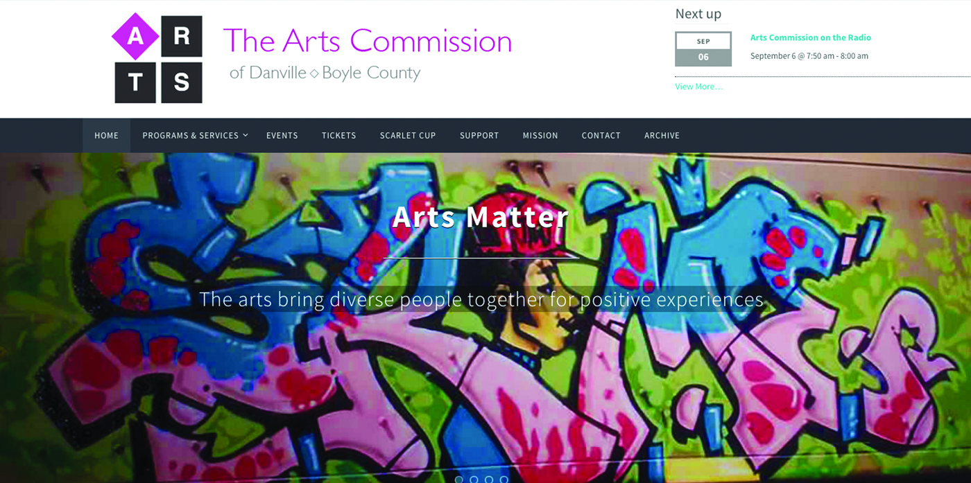 Arts Commission launches new website | The Advocate-Messenger